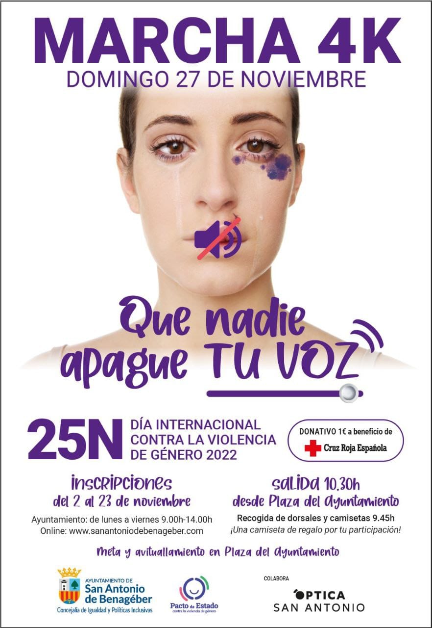 MARCHA 4K CONTRA LA VIOLENCIA DE GÉNERO – AISAB