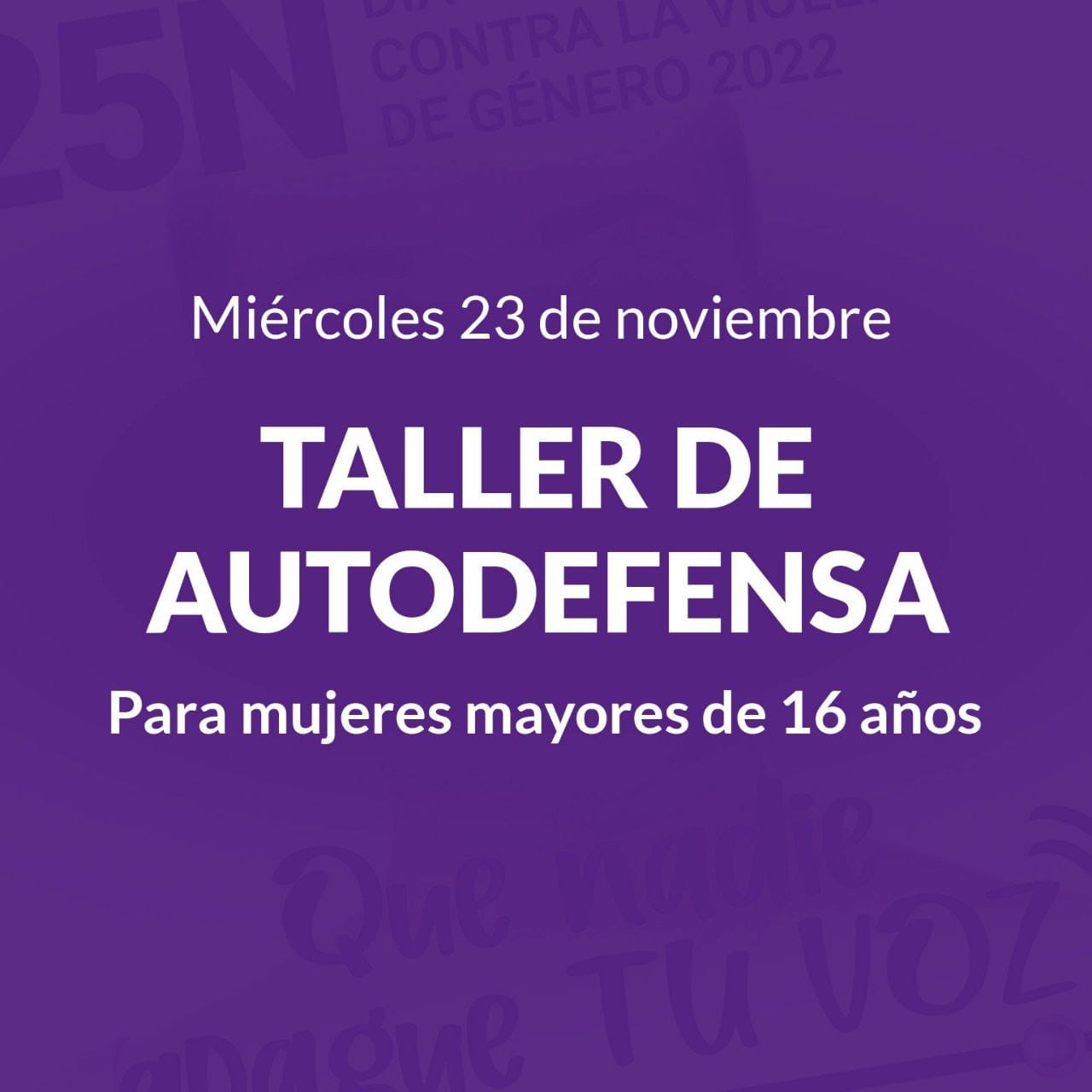 TALLER DE AUTODEFENSA PERSONAL – AISAB